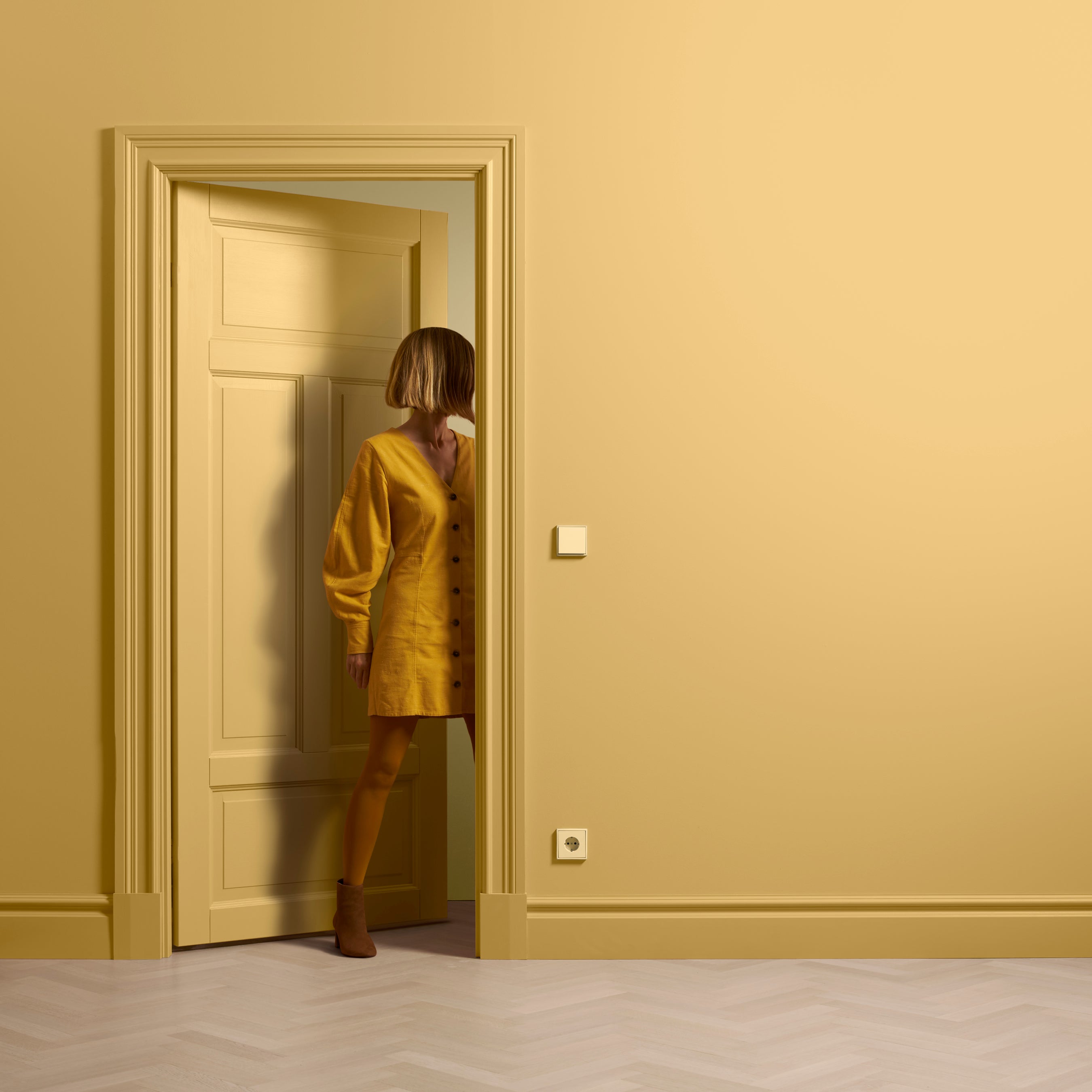 Toniton Auro Ekologisk Väggfärg Deep Yellow 02 – Toniton EU