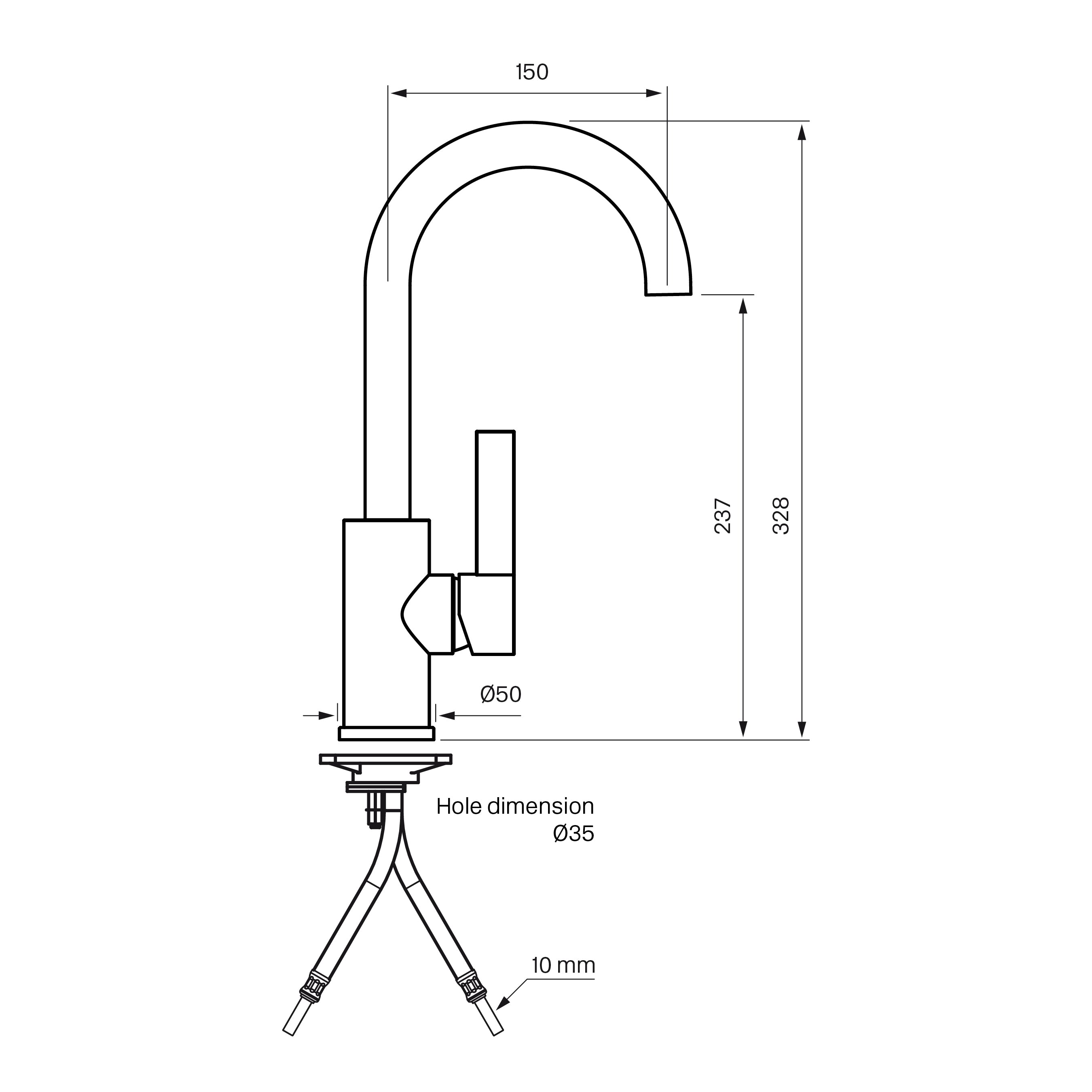 Toniton Arch 03 Bathroom Tap Ash Green – Toniton EU